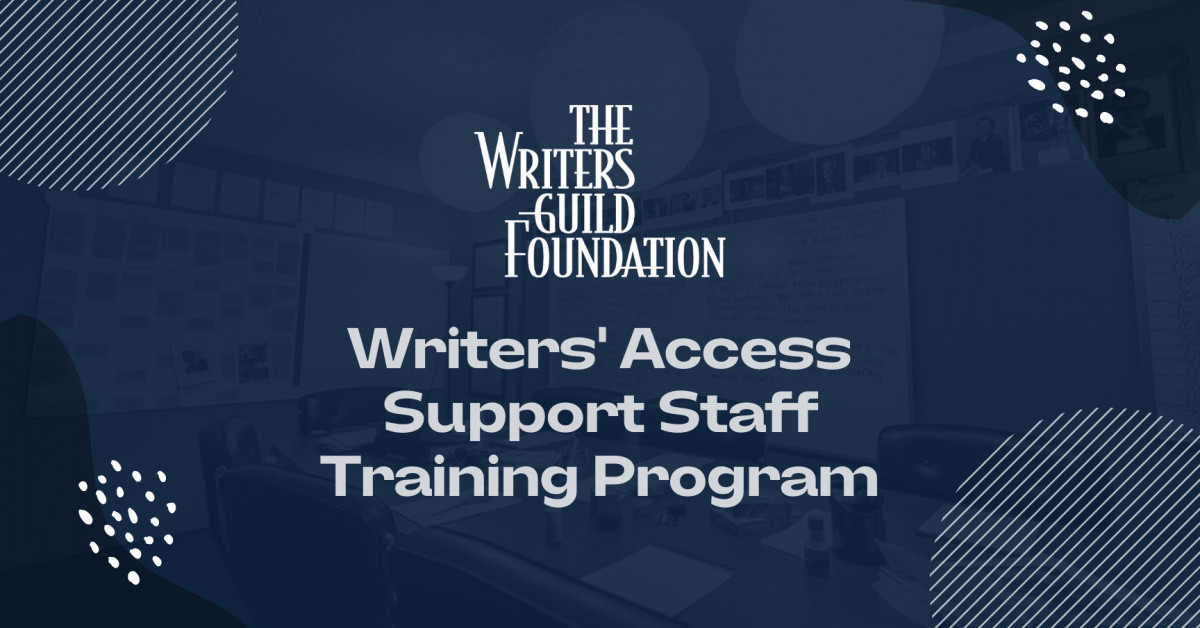 Writers' Access Support Staff Training Program (2023) - Coverfly